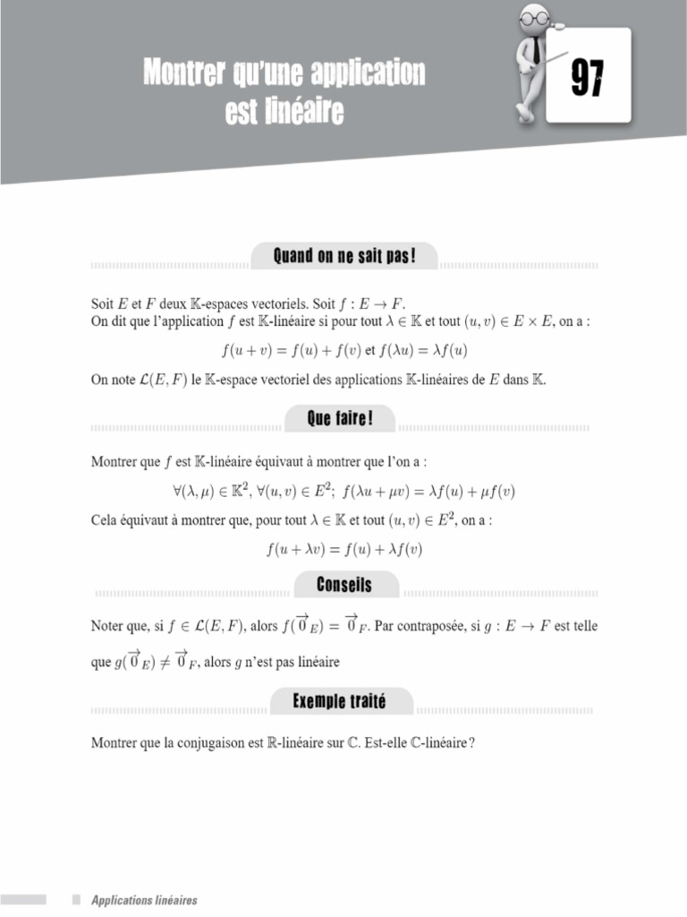 Td Application Lineaire | PDF