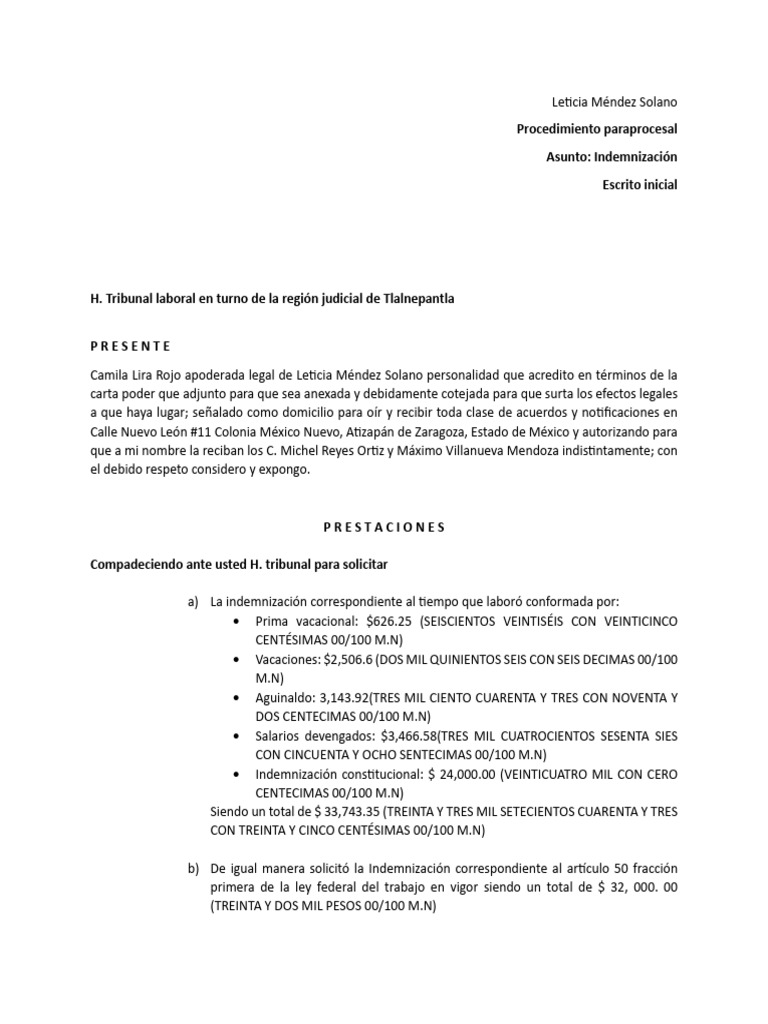 Leticia Méndez Solano NUEVO | PDF | Justicia | Crimen y violencia