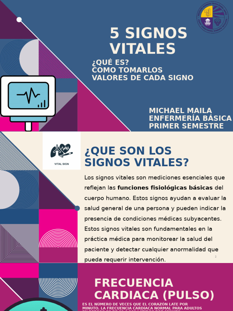 Los 5 Signos Vitales Esenciales | PDF | Presión sanguínea | Legumbres