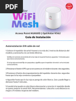 Guía Rápida Extender Huawei K562e-10 | PDF | Wifi | LAN inalámbrico
