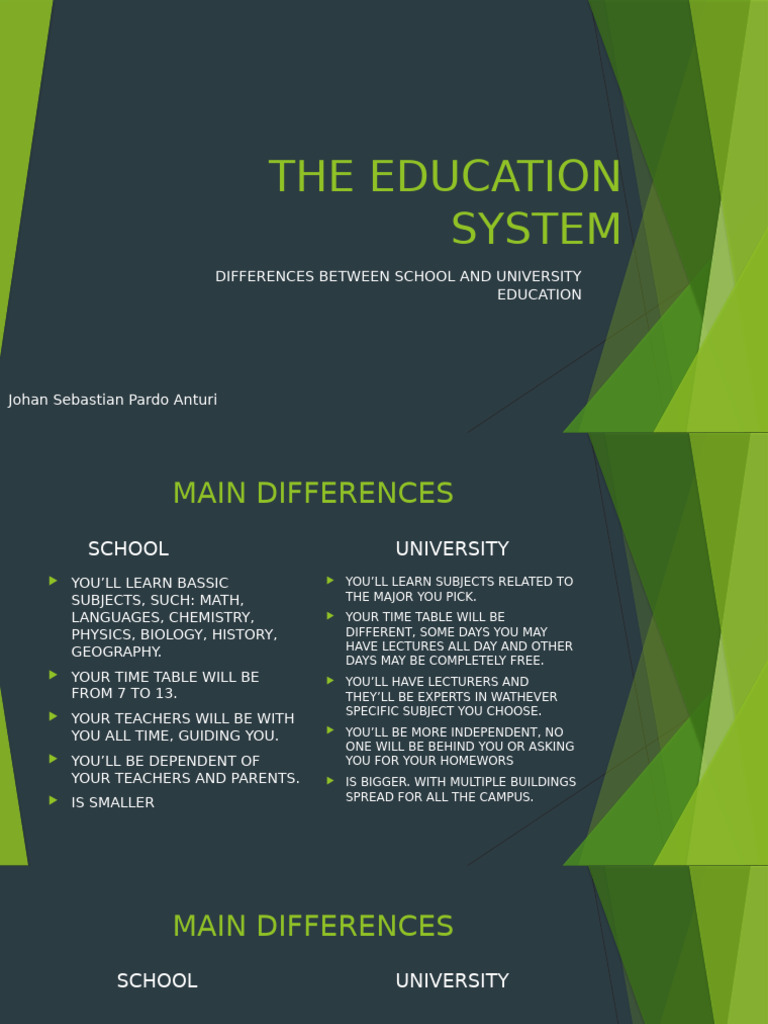 The Education System | PDF