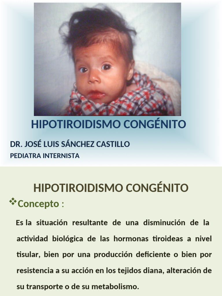 Guía Completa sobre Hipotiroidismo Congénito | PDF | Hipotiroidismo ...