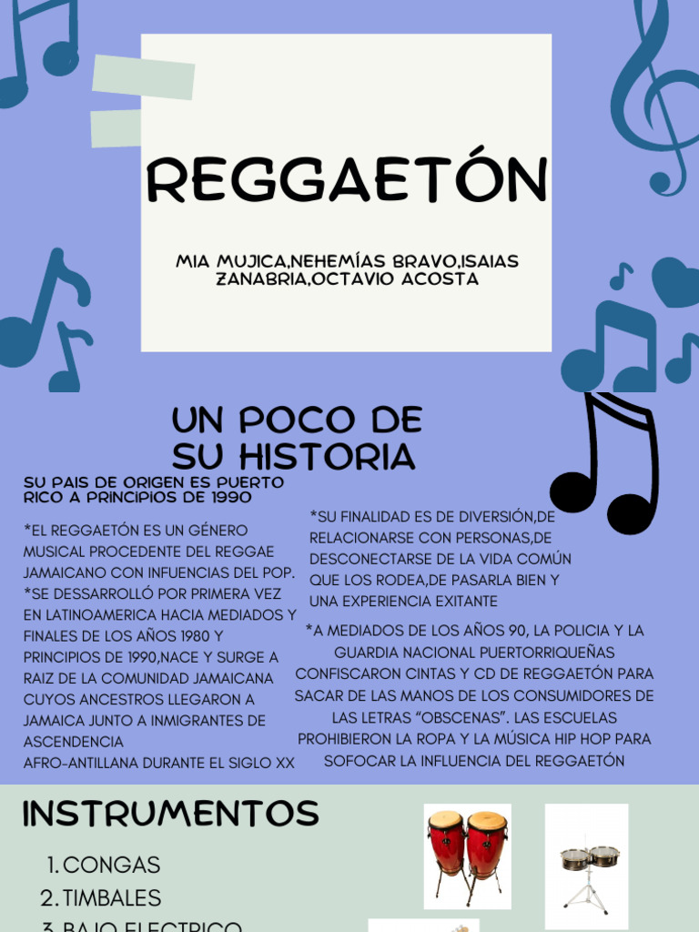 REGGAETÓN | PDF | Musica Popular | Musica en español