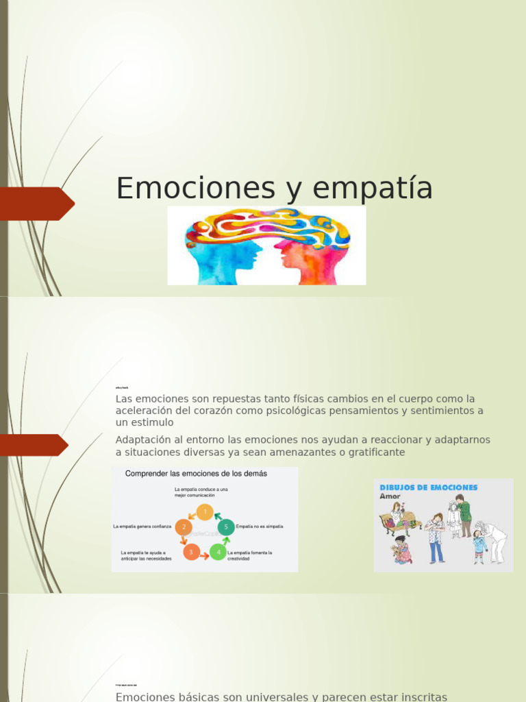 Emociones y empatía | PDF | Las emociones | Empatía