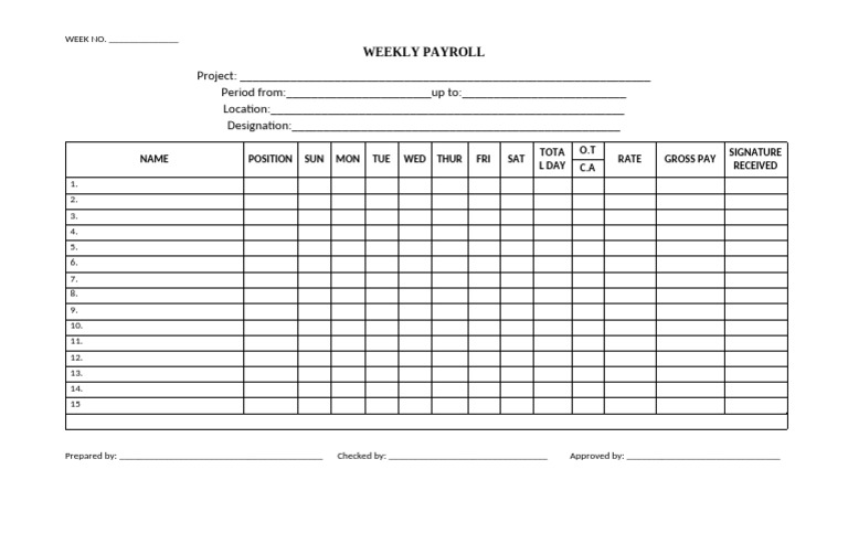 PAYROLL | PDF