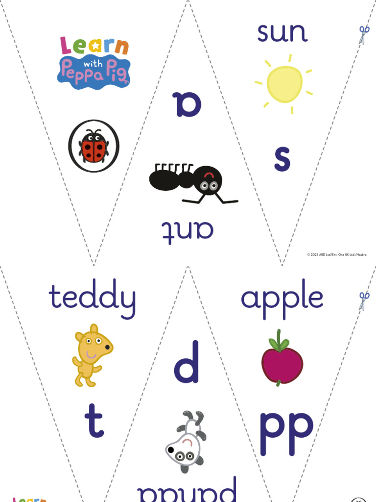 Alphabet Learning with Fun Words | PDF