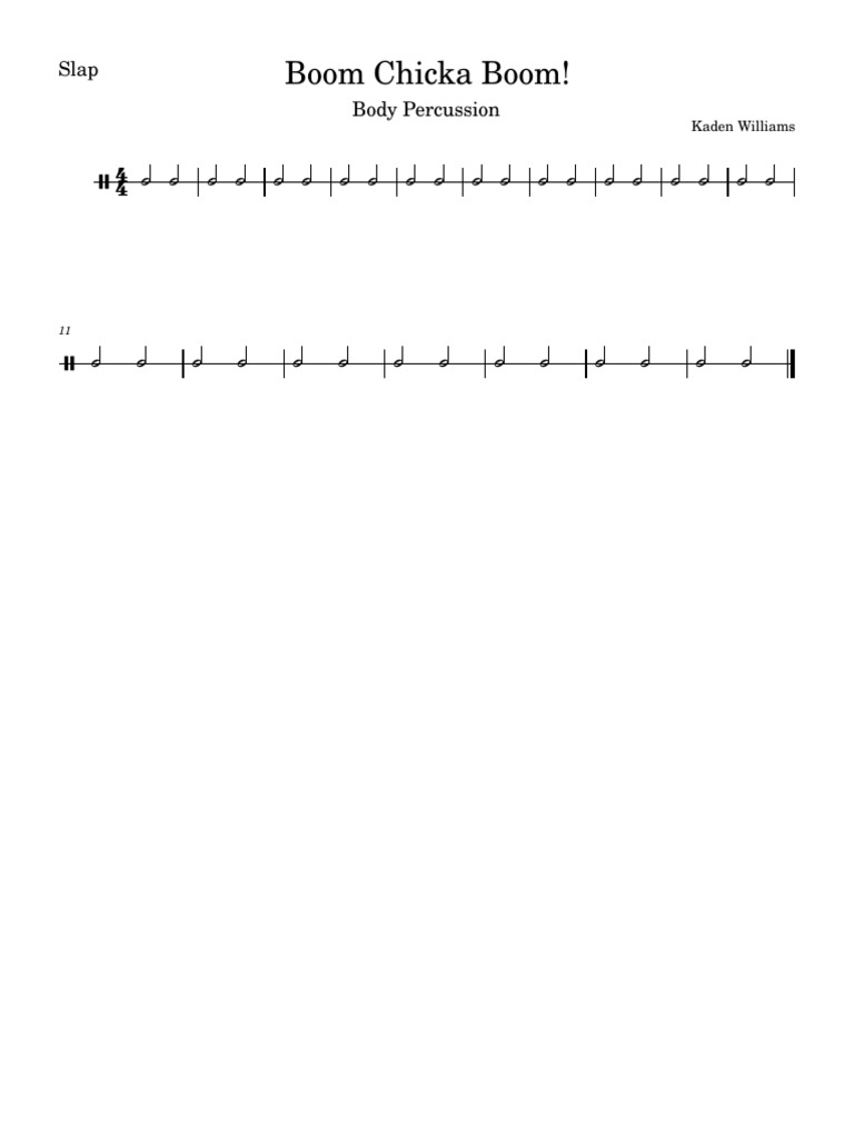 Boom Chicka Boom #1 | PDF