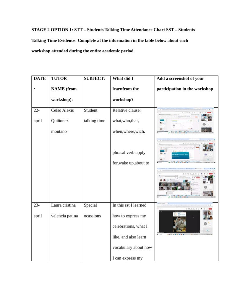 Stage 2 Option 1 | PDF