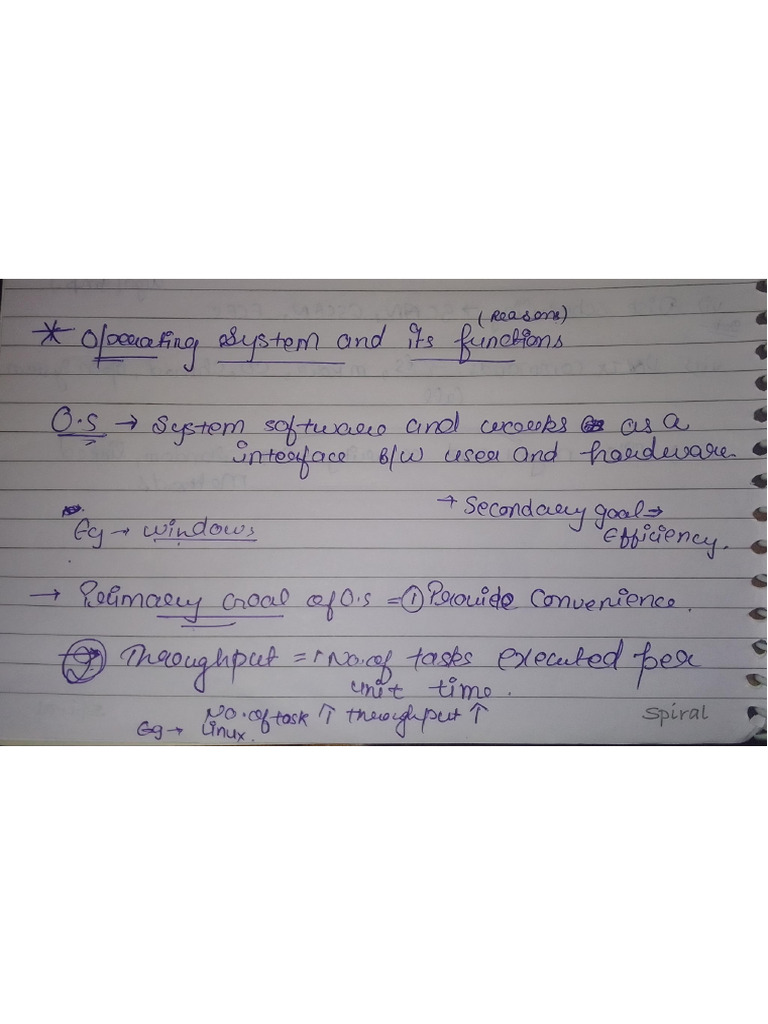 Os Unit 1+Unit 2 (Sessional Syllabus) | PDF