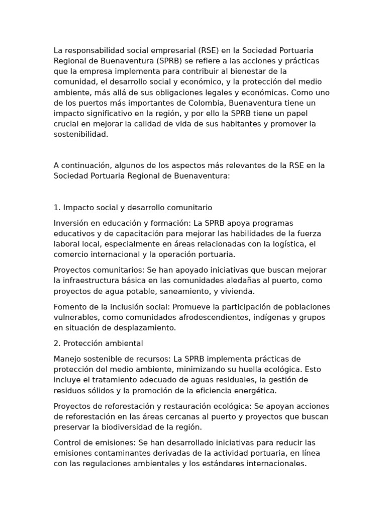 La responsabilidad social empresarial | PDF | Responsabilidad social corporativa | Sustentabilidad