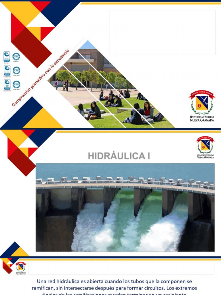 Tema 4 - Redes Abiertas de Tuberías | PDF | Descarga (hidrología) | Tubería (transporte de fluidos)