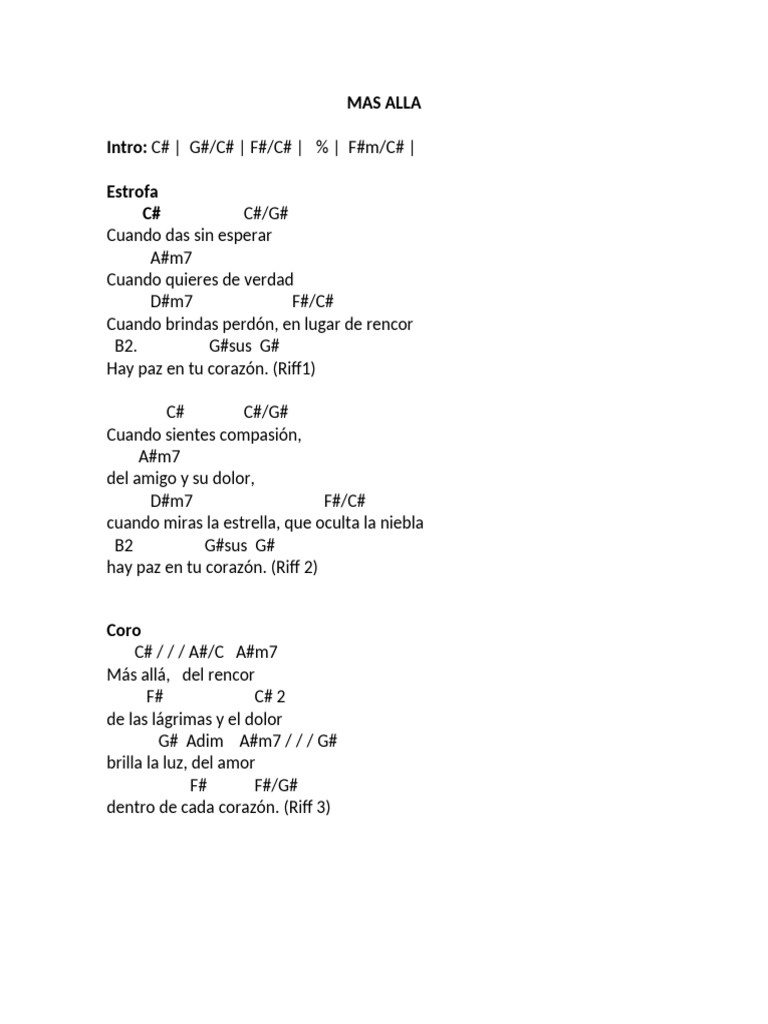 Mas Alla | PDF