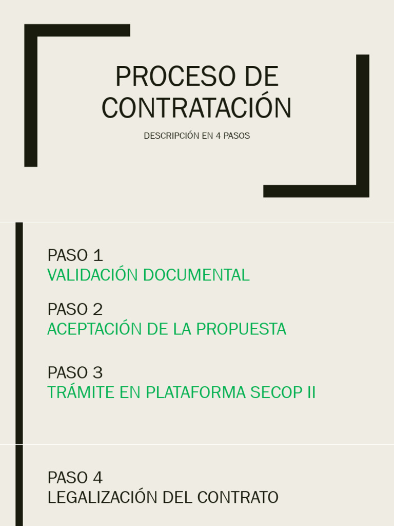 Guía de Legalización de Contratos SECOP II | PDF | Liquidación ...