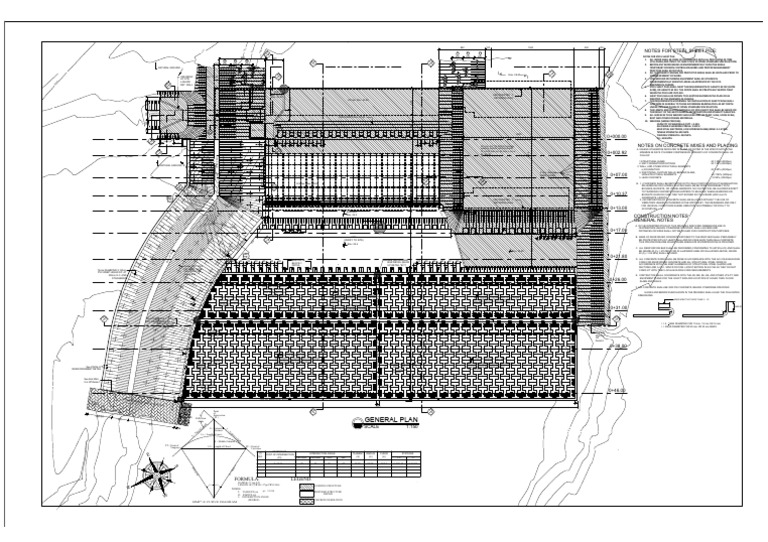 Plan1 of Diversion Work Rehabilitation | PDF | Deep Foundation