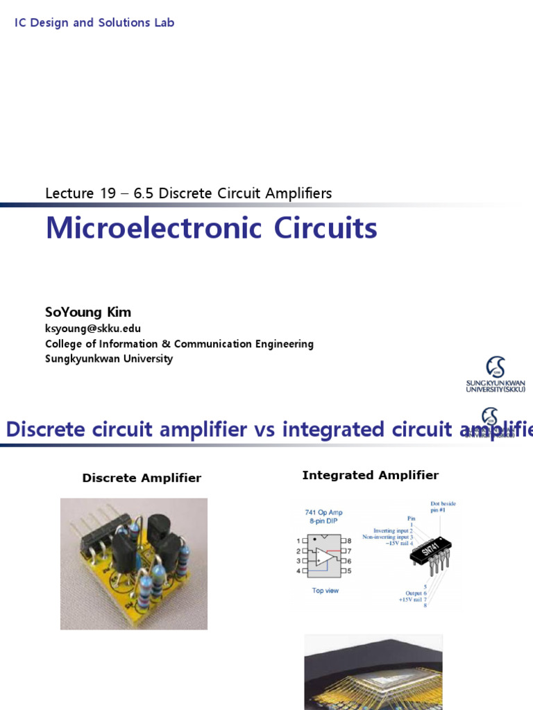 Discrete Circuit Amplifiers Overview | PDF | Amplifier | Computer ...