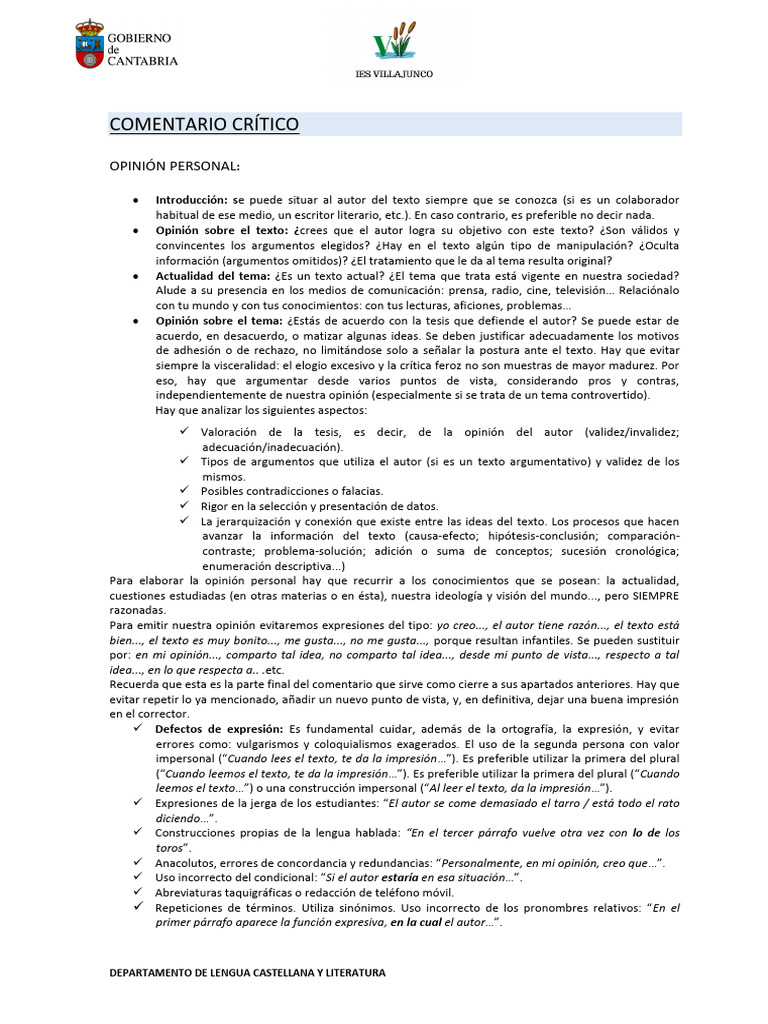 Valoración Personal 24-25 | PDF | Autor