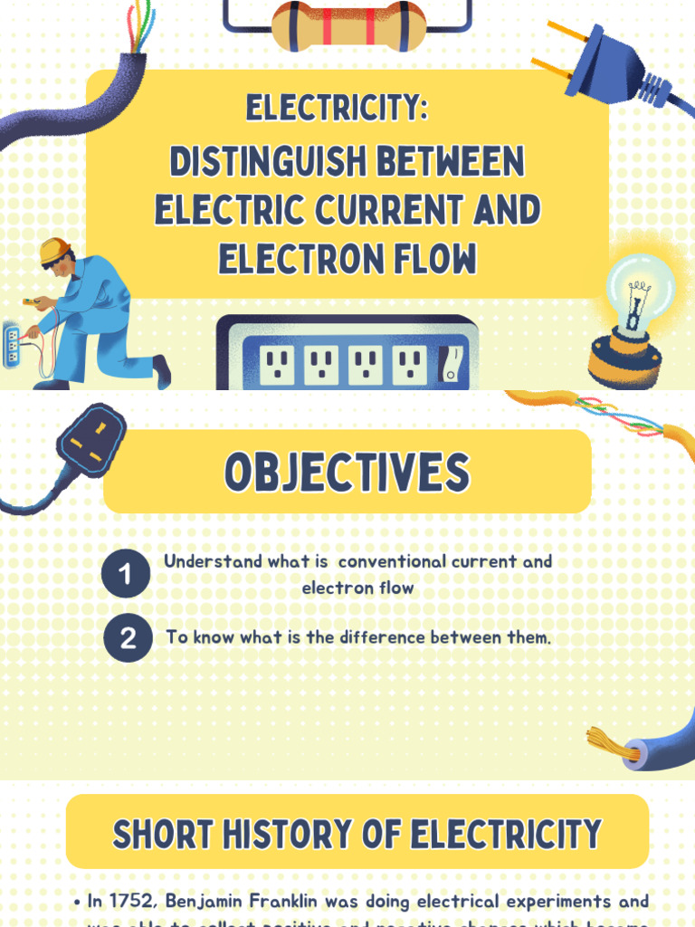 Conventional Current vs. Electron Flow | PDF
