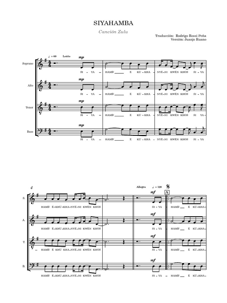 5 Siyahamba General | PDF