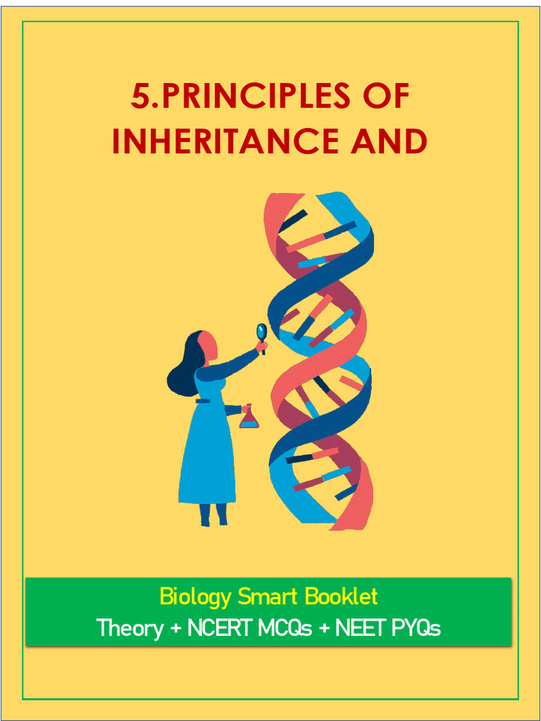 5.PRINCIPLES_OF_INHERITANCE_AND_VARIATION[1] | PDF | Dominance (Genetics) | Genetic Linkage
