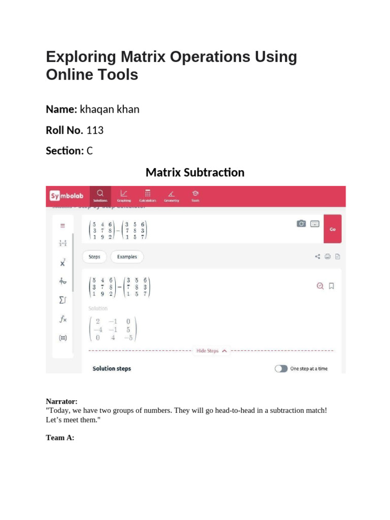 to change | PDF | Matrix (Mathematics) | Operator Theory