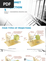 Axonometric Vs Isometric Projections | PDF