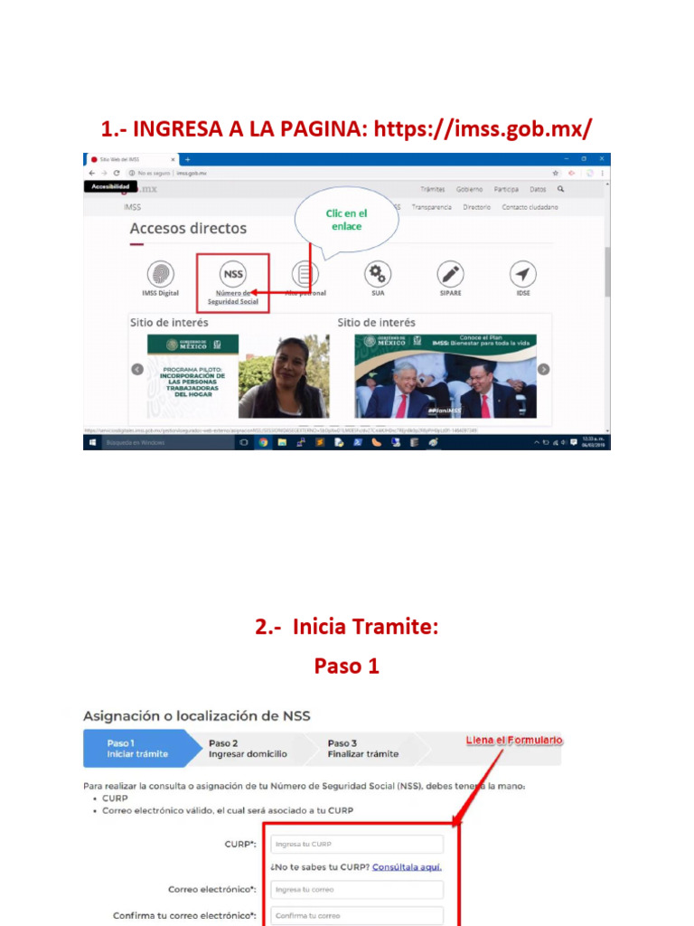 Paso para Descargar NSS | PDF