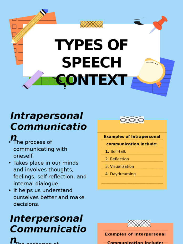 Different Types of Context Clues Education Presentation in Blue White ...
