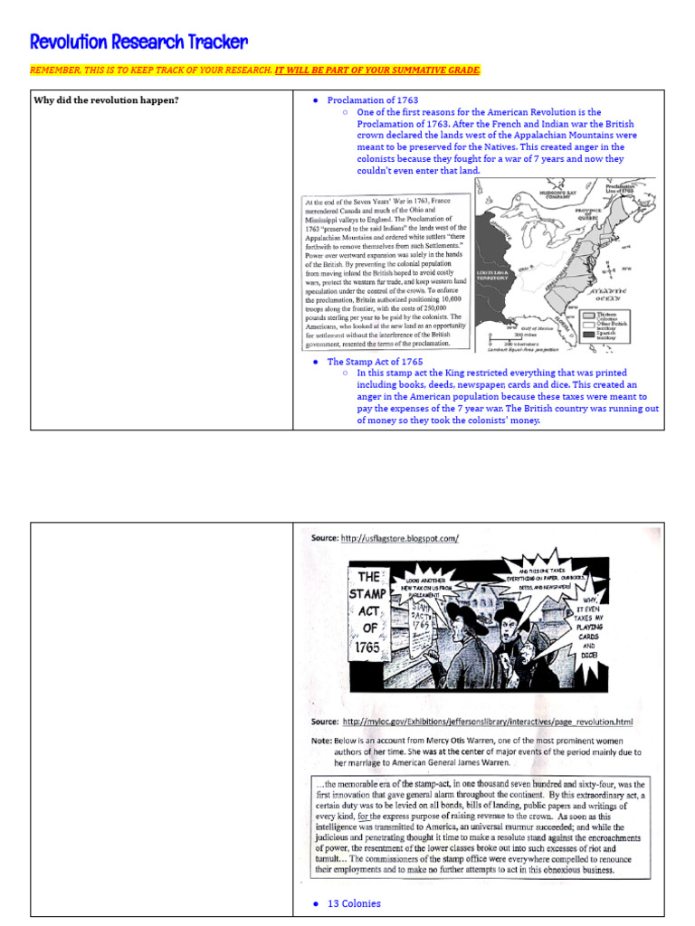 American Revolution Research | PDF | Siege Of Yorktown | American ...