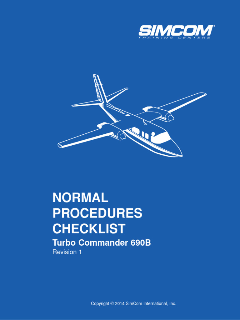 Gulfstream Turbo Commander 690B - Turbocommander 690B Normal ...