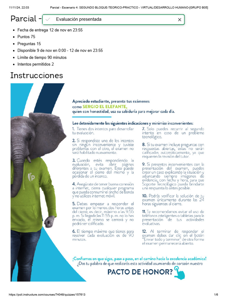 Parcial - Escenario 4 - SEGUNDO BLOQUE-TEORICO-PRACTICO - VIRTUAL - DESARROLLO HUMANO - (GRUPO ...