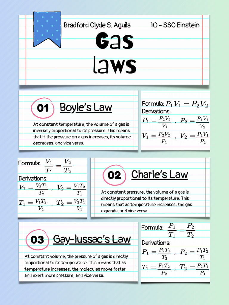 Gaslaws | PDF