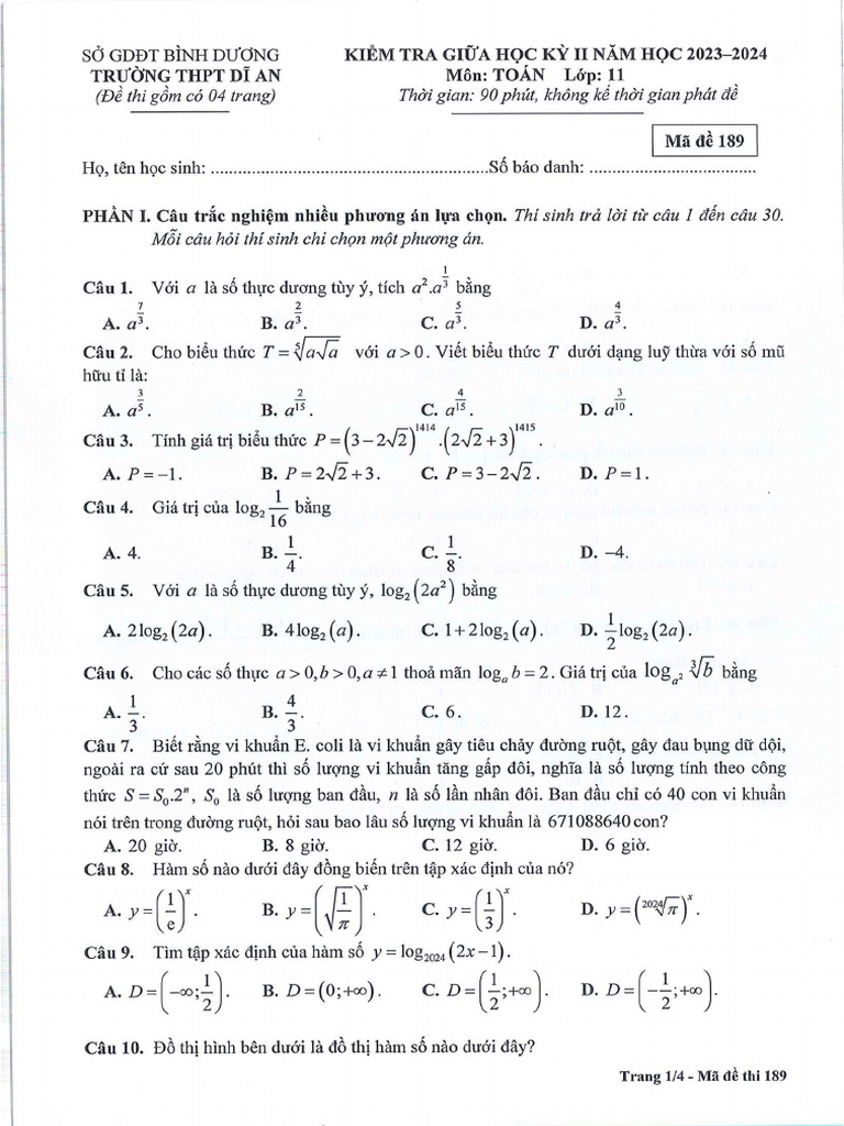de-giua-hoc-ky-2-toan-11-nam-2023-2024-truong-thpt-di-an-binh-duong | PDF