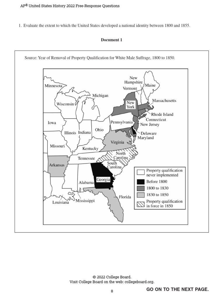 Jackson - National Identity DBQ | PDF