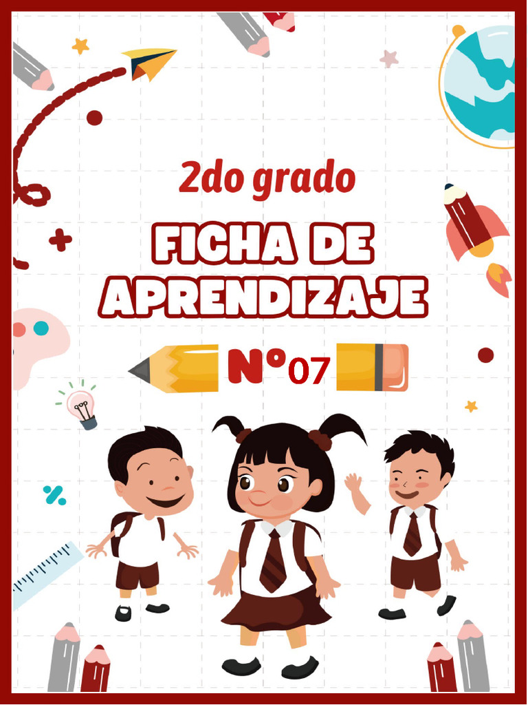 FICHA DE APRENDIZAJE N°7 - 2DO GRADO | PDF