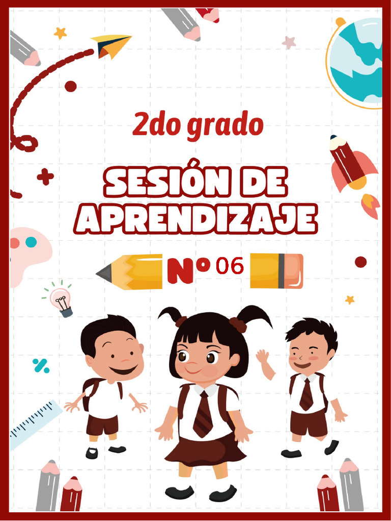 Sesión N°6 - 2do Grado | PDF | Aprendizaje