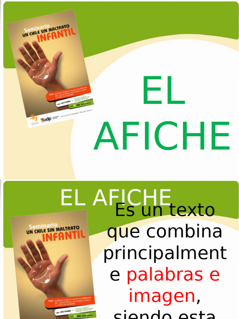 Estructura y Propósito del Afiche | PDF
