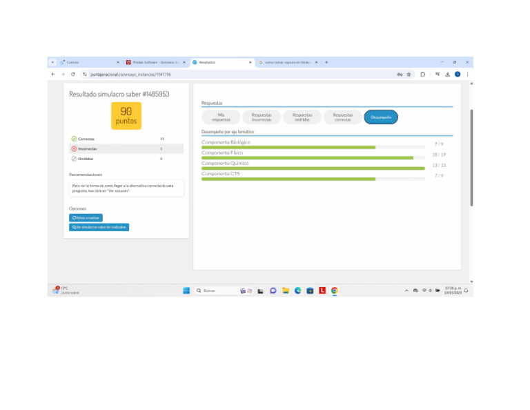 Simulacro Sara Arce | PDF