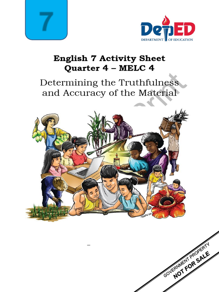 Eng7 LAS - MELC 4 - Q4 Final | PDF | Learning | Educational Assessment