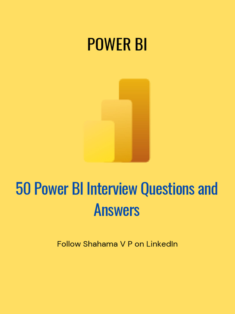 Top 50 Power BI Interview Questions | PDF | Table (Database) | Databases