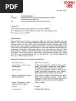 Permohonan Persetujuan RKL-RPL | PDF | Bisnis