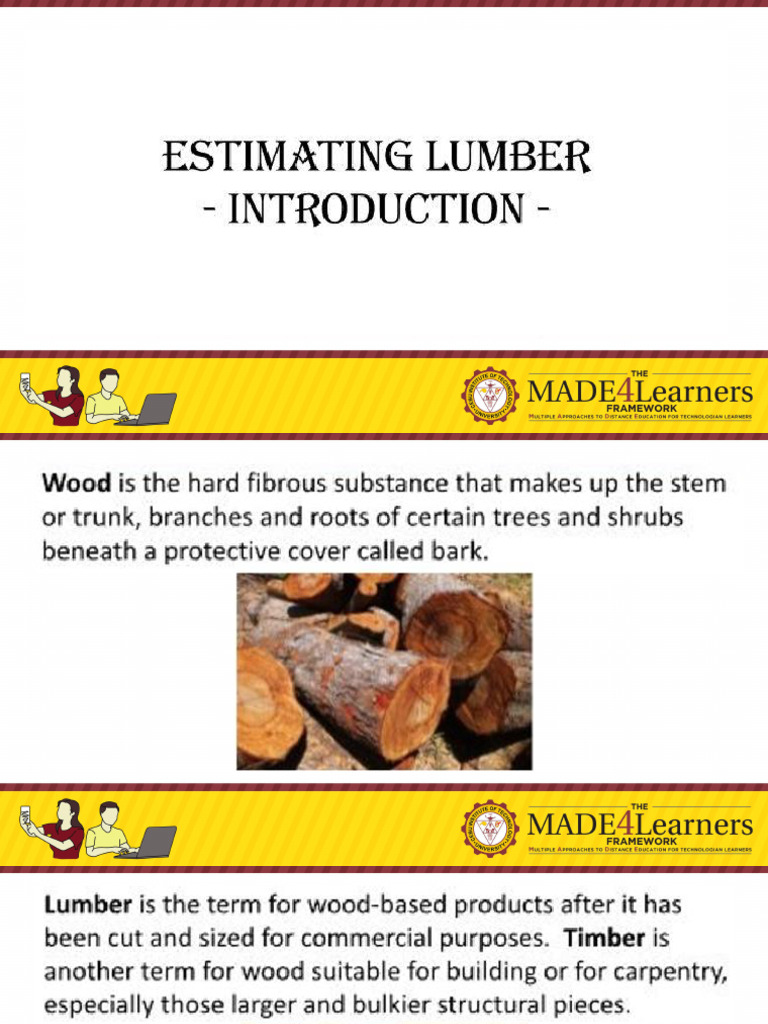 Estimating Lumber | PDF