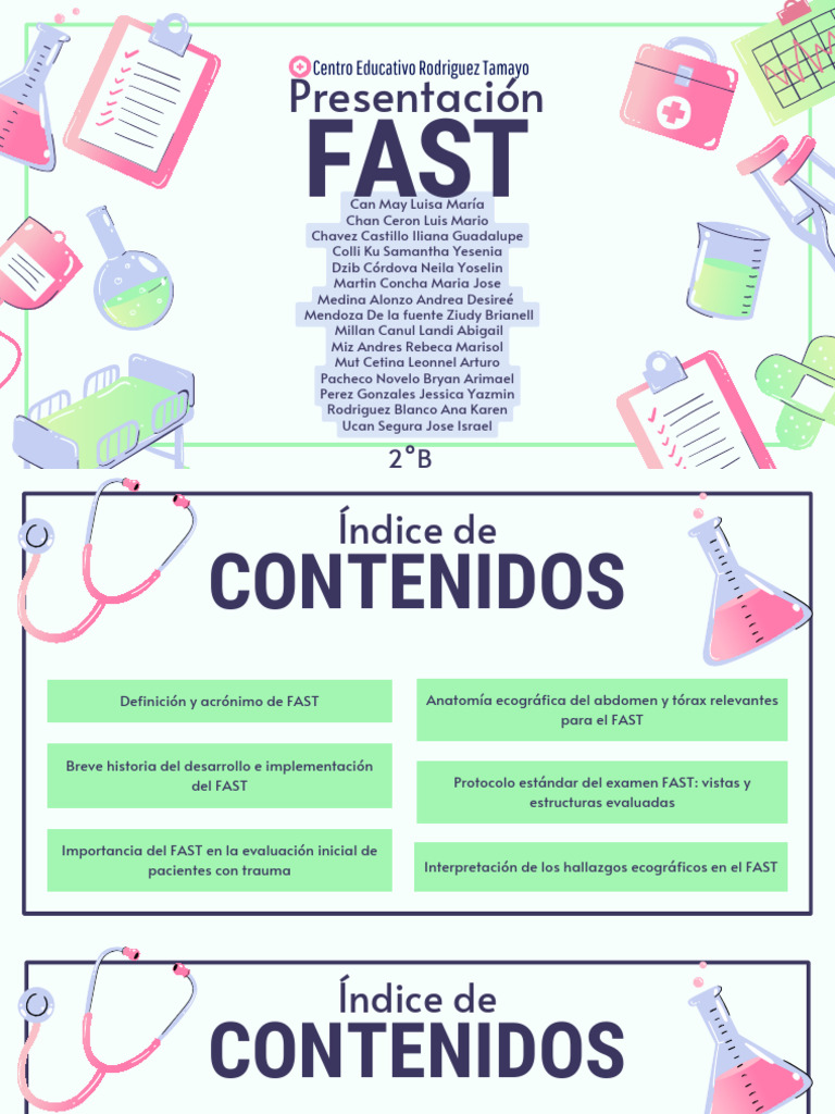 Protocolo E-FAST en Trauma Abdominal | PDF | Ultrasonido | Ultrasonido ...