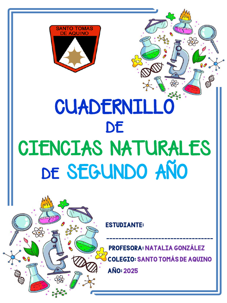 Cuadernillo 2do a-o 2025 - Imprimir - Primera Parte - Sta - Prof. Natalia Gonz-lez | PDF