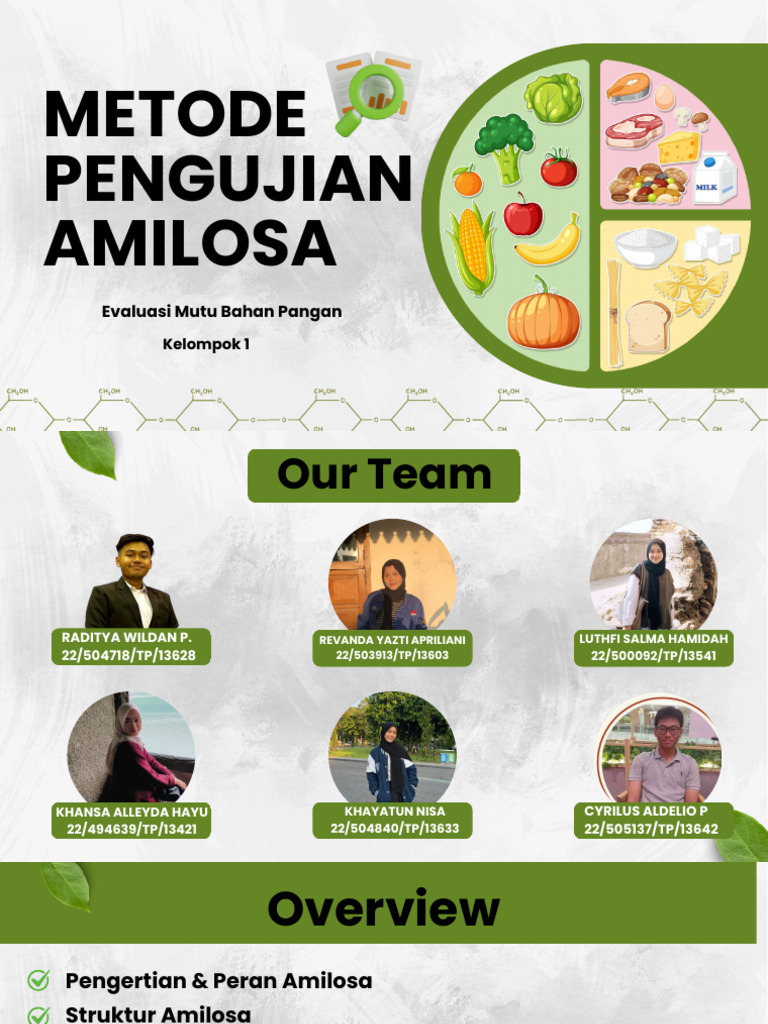 Metode Analisis Amilosa dalam Pangan | PDF