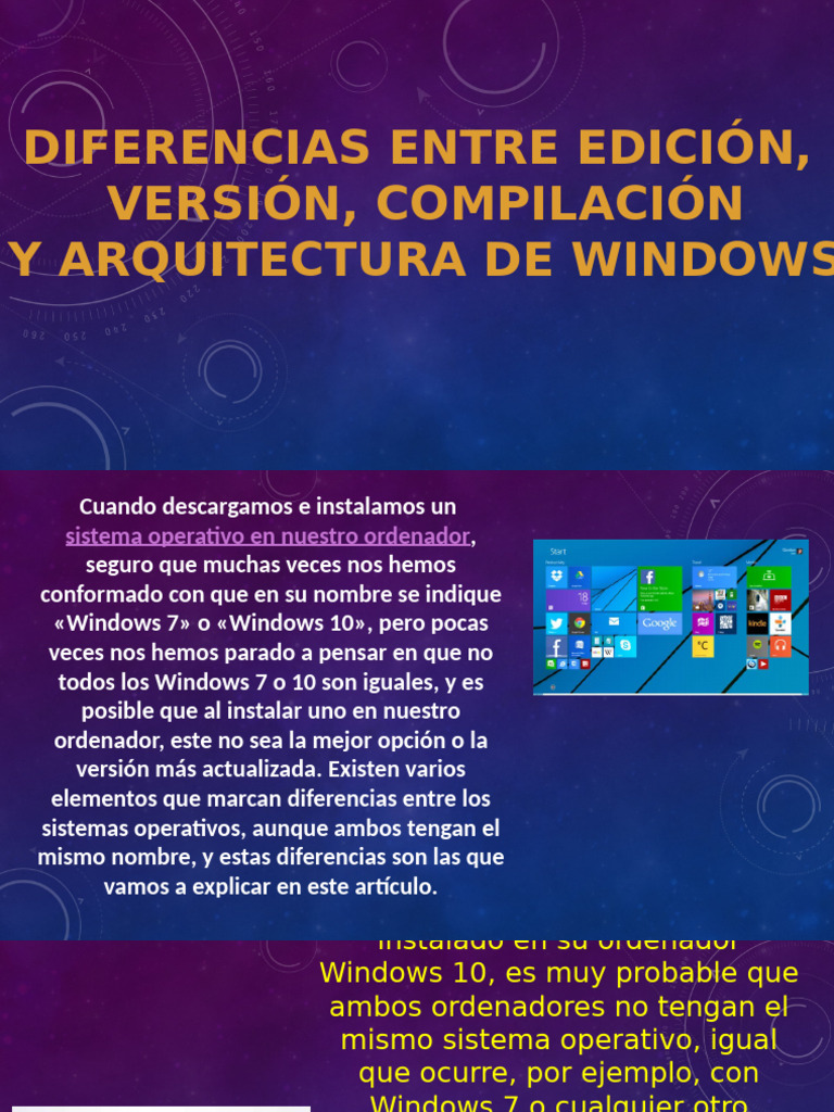 WINDOWS VERSIONES | PDF | Windows 10 | Microsoft Windows