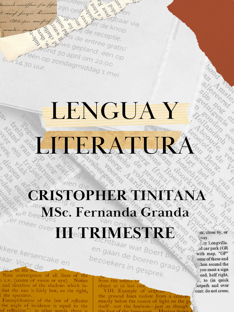 Documento A4 Portada para Trabajo Práctico de Literatura Lengua Prácticas Del Lenguaje | PDF
