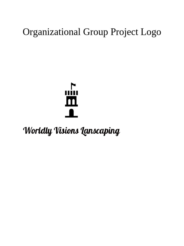 Copy of Lesson 12 - Organizational Group Project logo | PDF