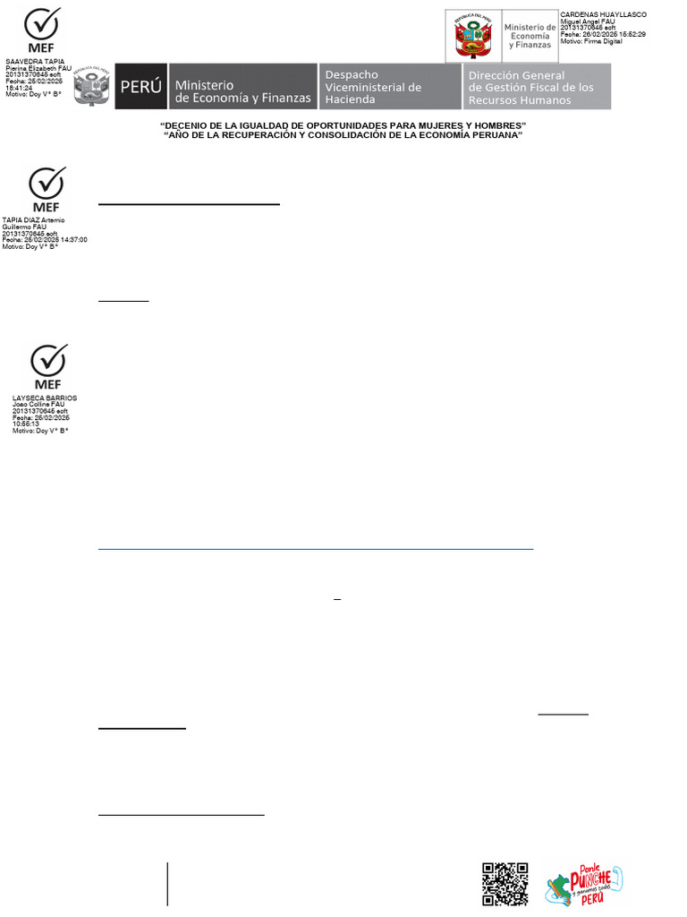 Oficio Mef - Airhsp | PDF | Lima | Perú