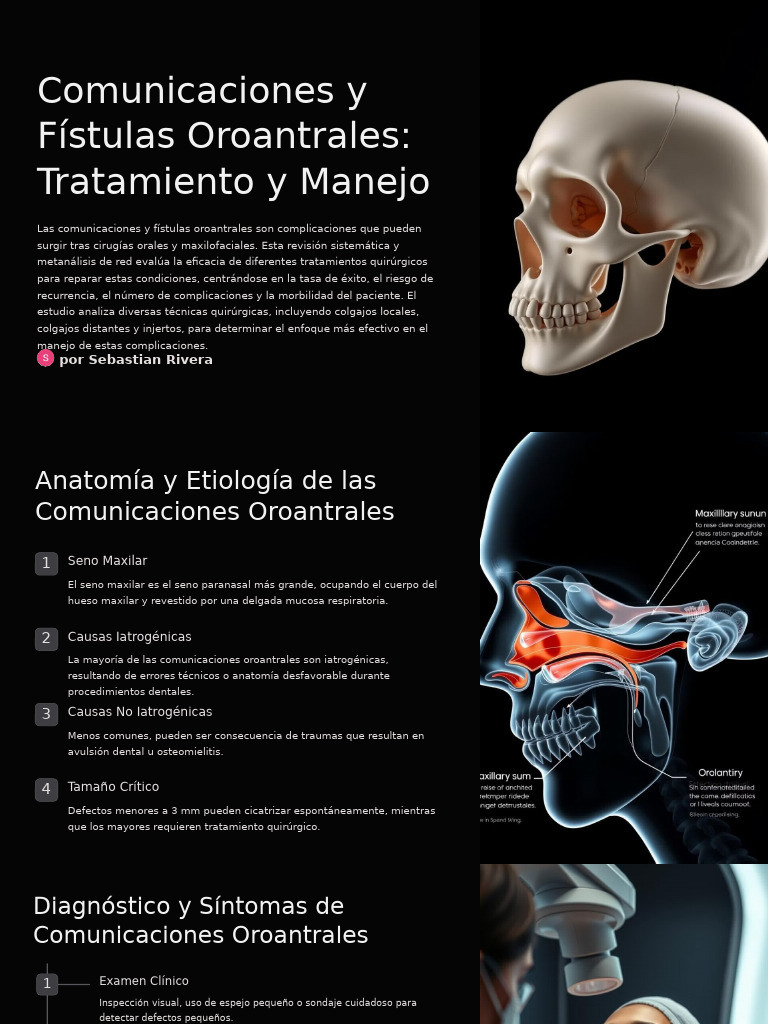 Tratamiento de Fístulas Oroantrales | PDF | Cicatrización de la herida ...