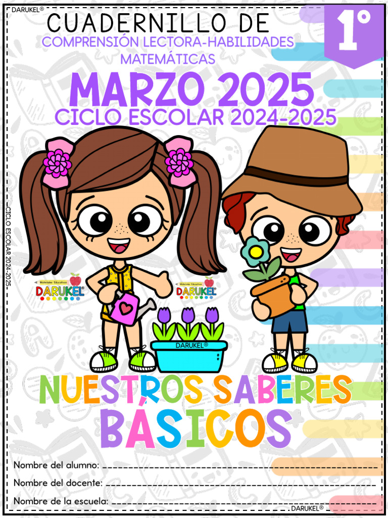 1° Mar2 Nuestros Saberes Darukel 24-25 | PDF